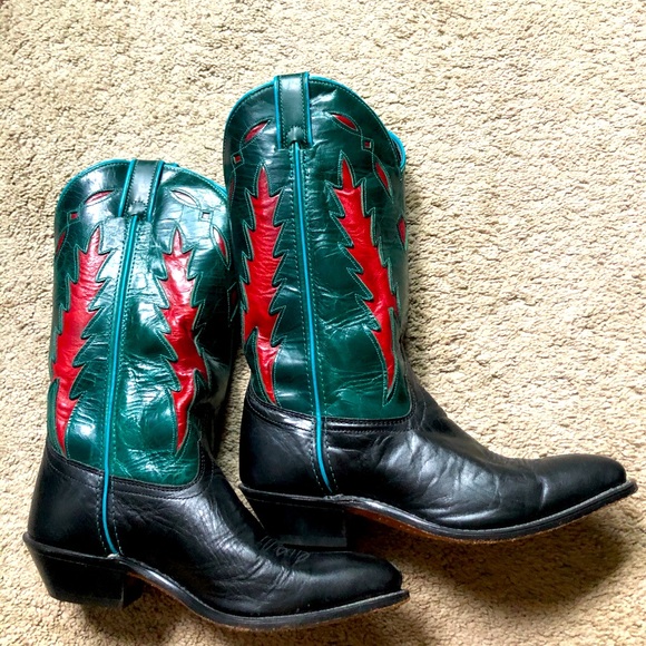 Shoes | Rude West Flare Vintage Cowboy Boots | Poshmark